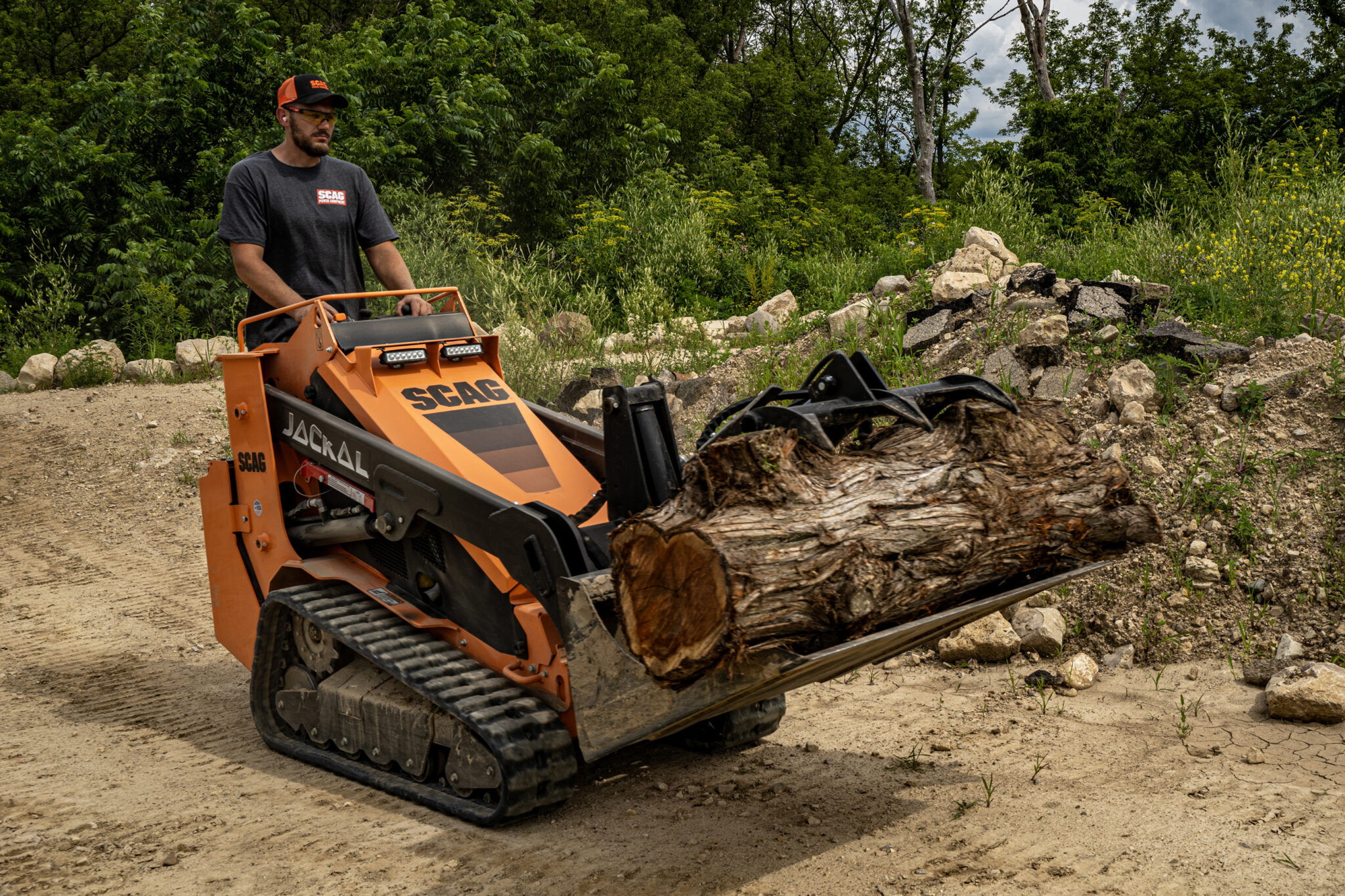 Scag Jackal - Stand-On Mini Track Loader - Coolest Thing Made in WI